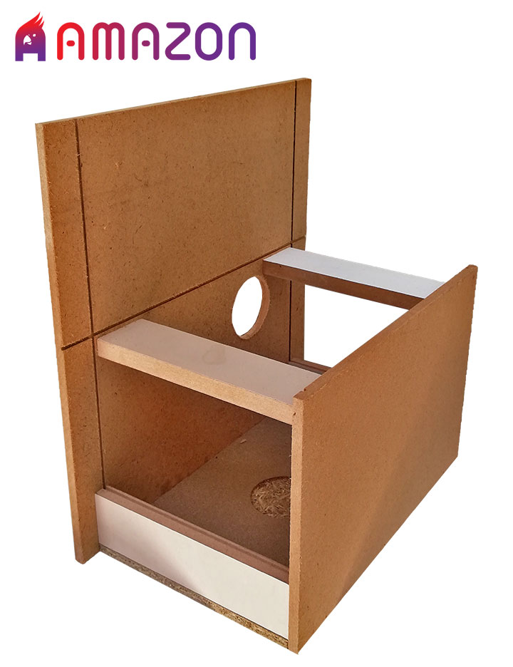 خرید لانه چوبی پرنده - خرید لانه عروس هلندی - لانه مناسب عروس هلندی